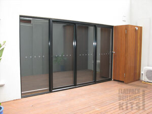 Double-glazed sliding stacker door 2145mm x 3600mm ...