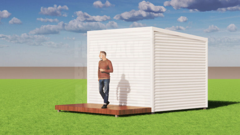 Australian steel deck kit 1.5m x 3m - FlatpackBuildingKits.au
