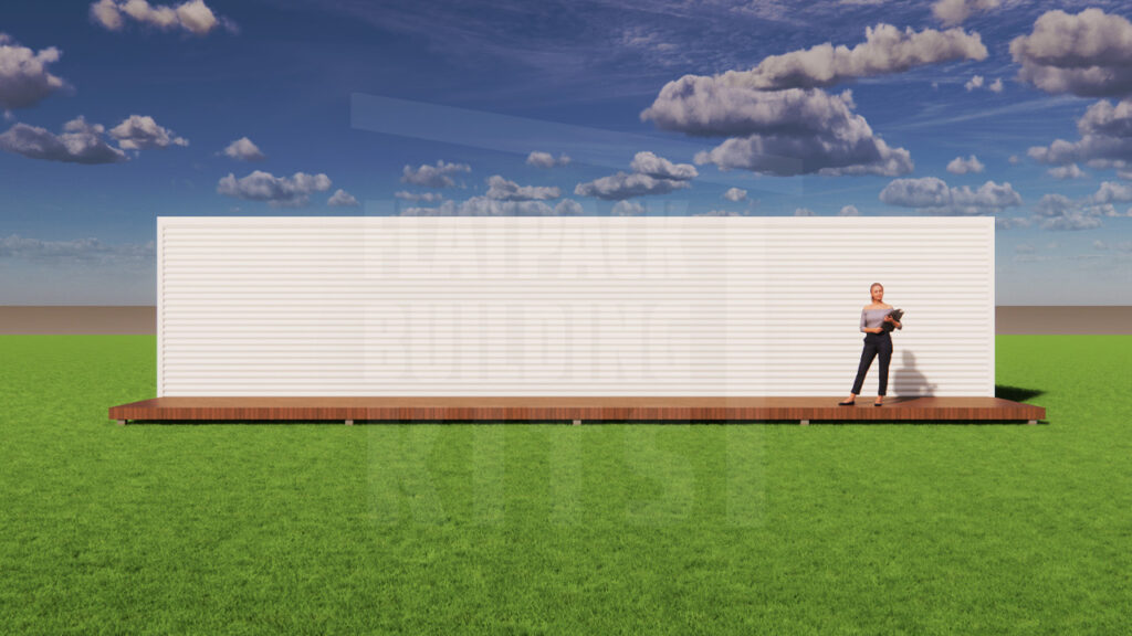 Australian steel deck kit 2m x 12m - FlatpackBuildingKits.au
