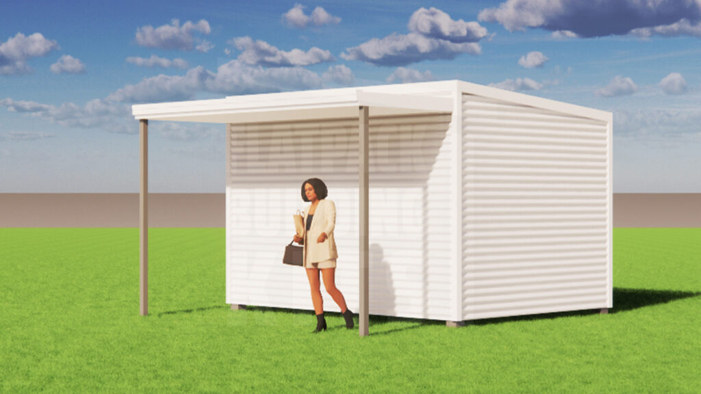 Australian steel veranda kit 1.5m x 4m - FlatpackBuildingKits.au