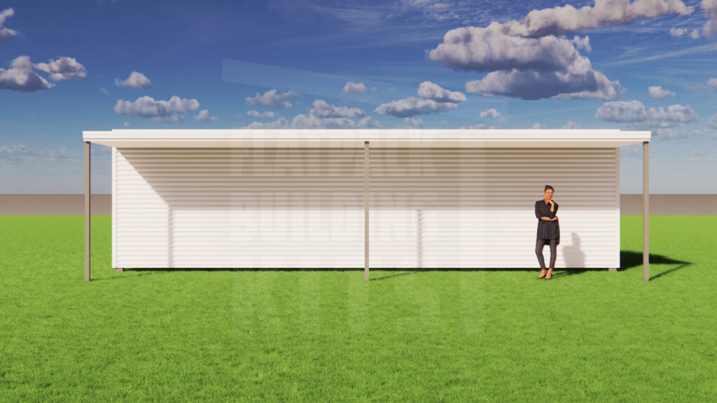 Australian steel veranda kit 2m x 10m - FlatpackBuildingKits.au