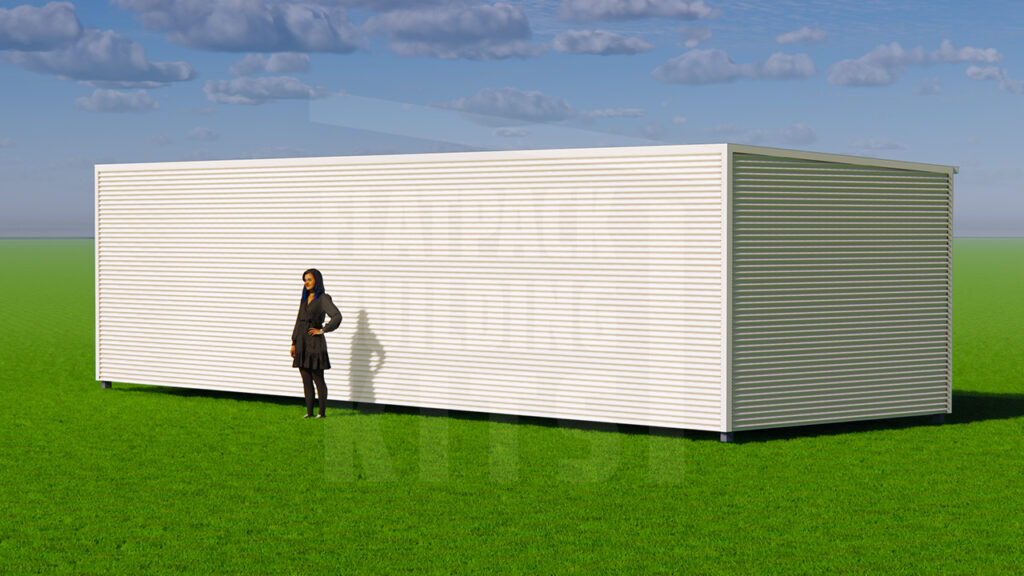 Australian steel habitable flatpack building kit 3.6m x 11m ...