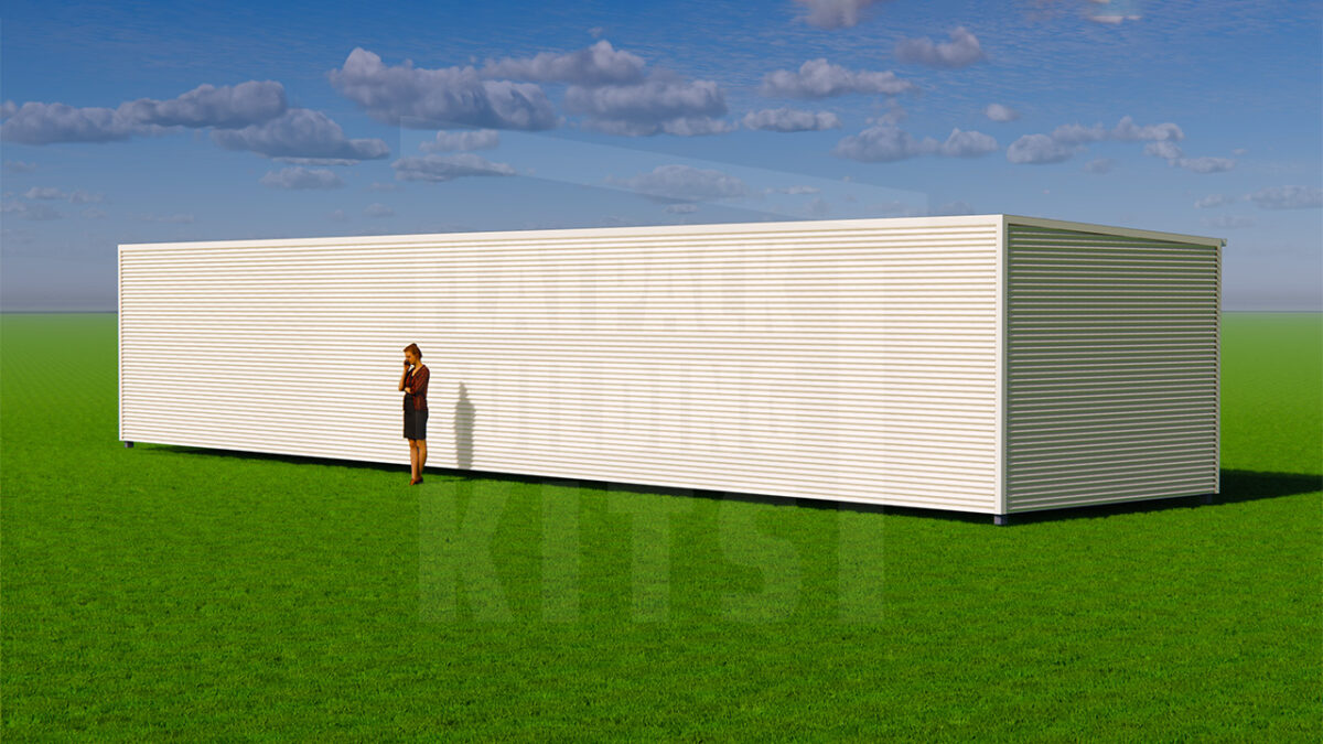 Australian steel habitable flatpack building kit 3.6m x 16m ...