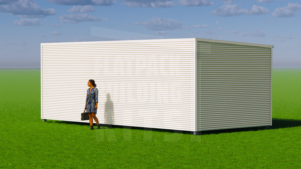 Australian steel habitable flatpack building kit 3.6m x 8m ...