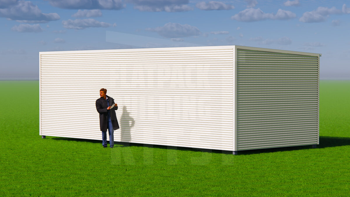 Australian steel habitable flatpack building kit 3.6m x 9m ...