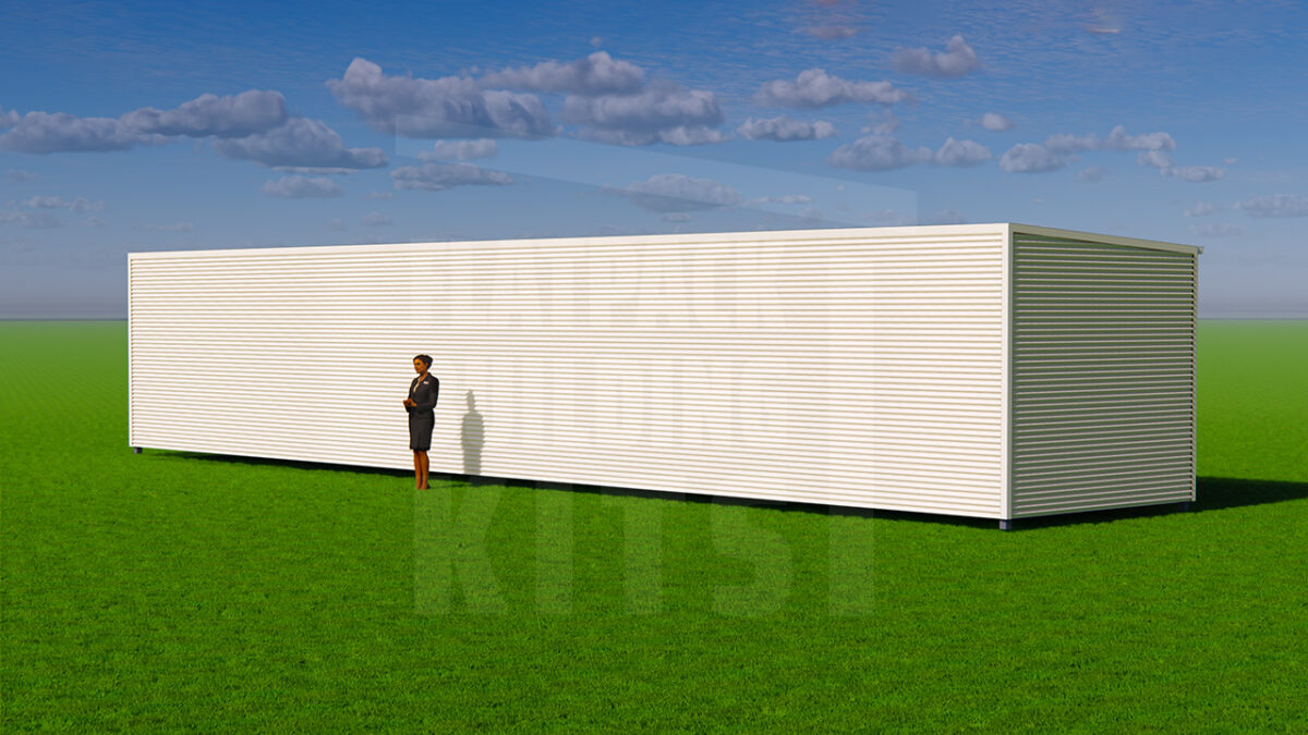 Australian steel habitable flatpack building kit 3m x 16m ...