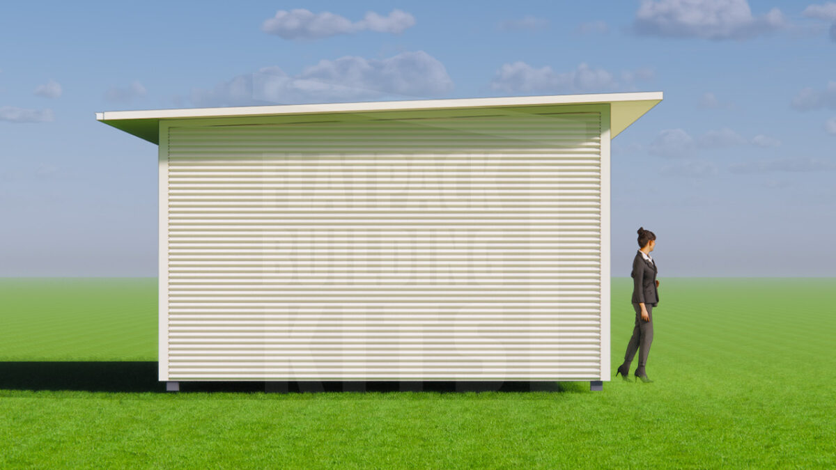 All-Australian steel habitable building kit 4.5m x 11m + eaves ...