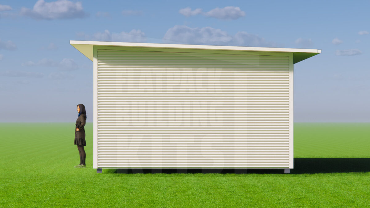 All-Australian steel habitable building kit 4.5m x 13m + eaves ...