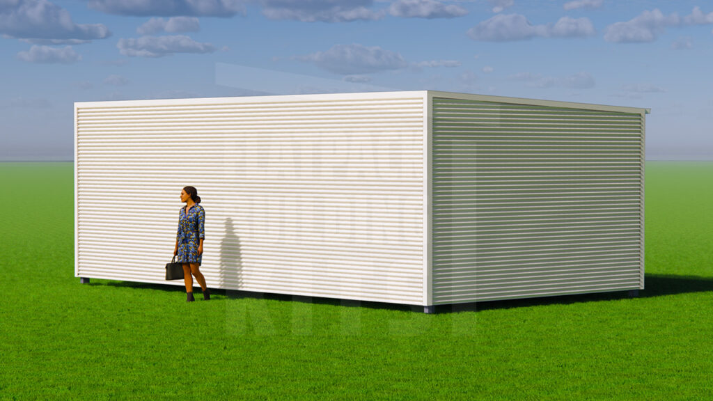 Australian steel habitable flatpack building kit 4.5m x 8m ...