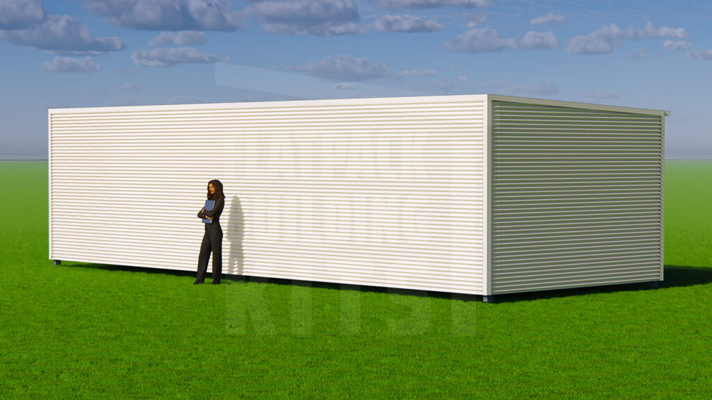 Australian steel habitable flatpack building kit 4m x 11m ...
